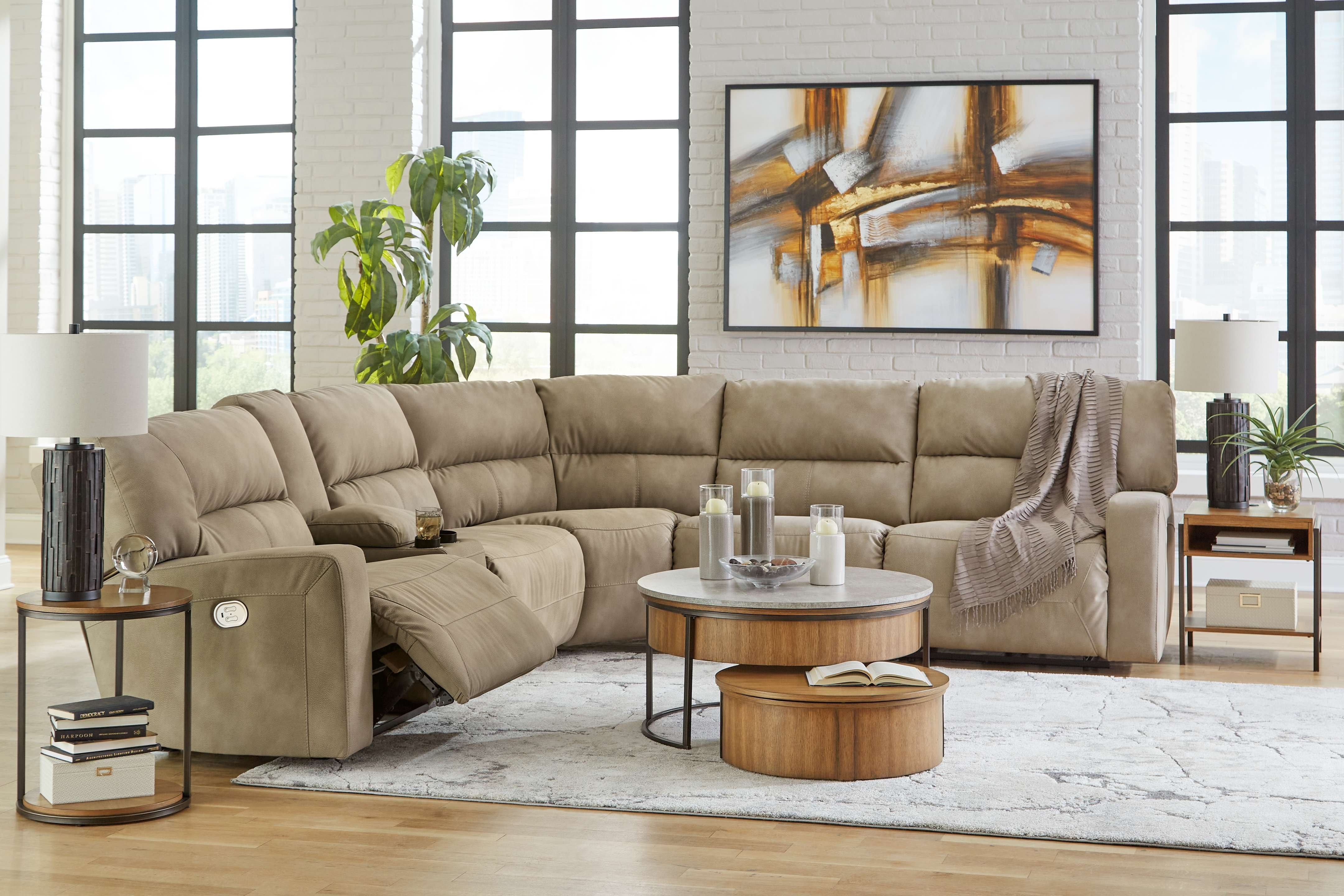 Ashley Next-Gen Power Reclining Sectional 15902-58-57-31-77-46-62 - Portland, OR | Key Home