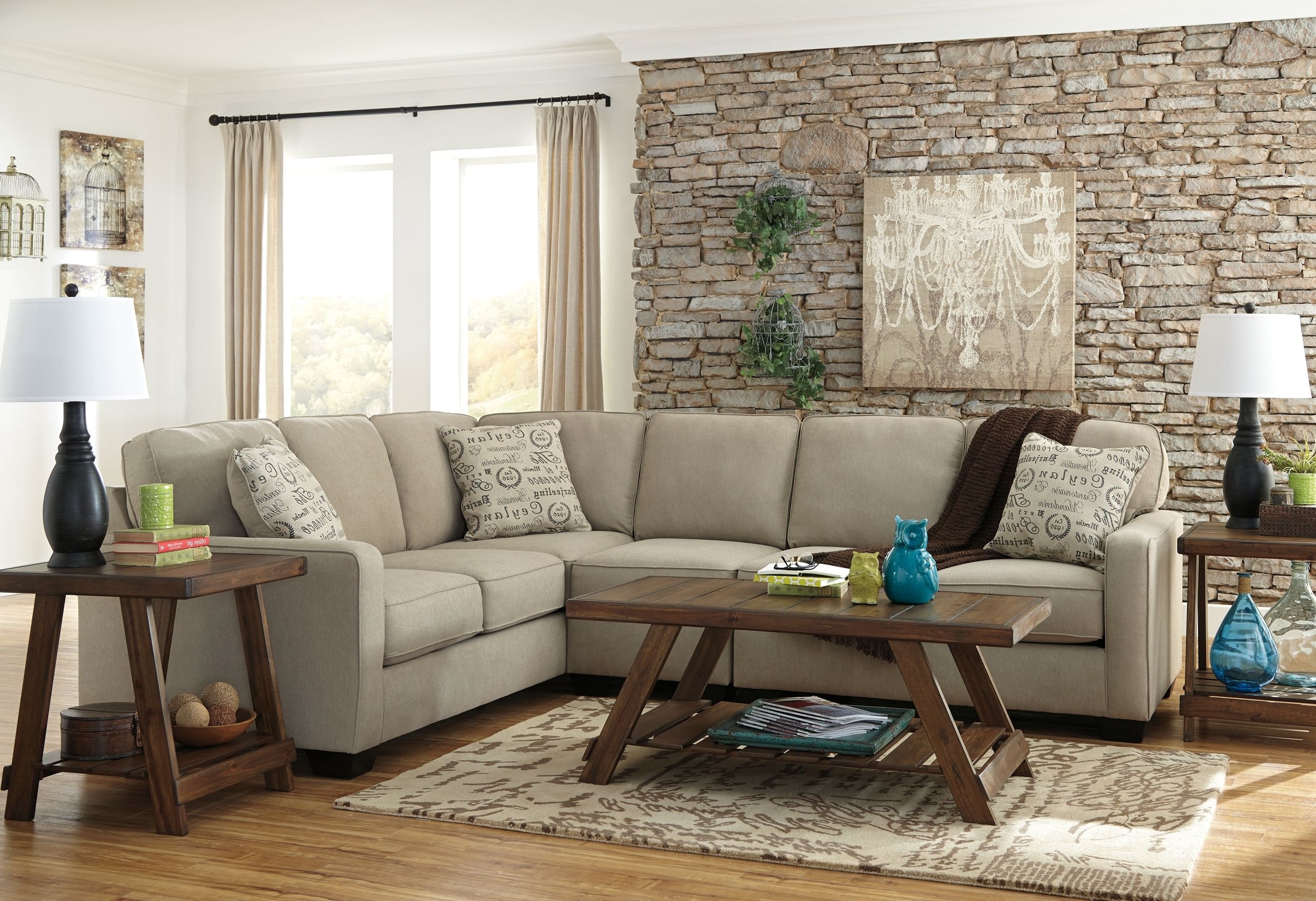 Ashley alenya 3 piece sectional store
