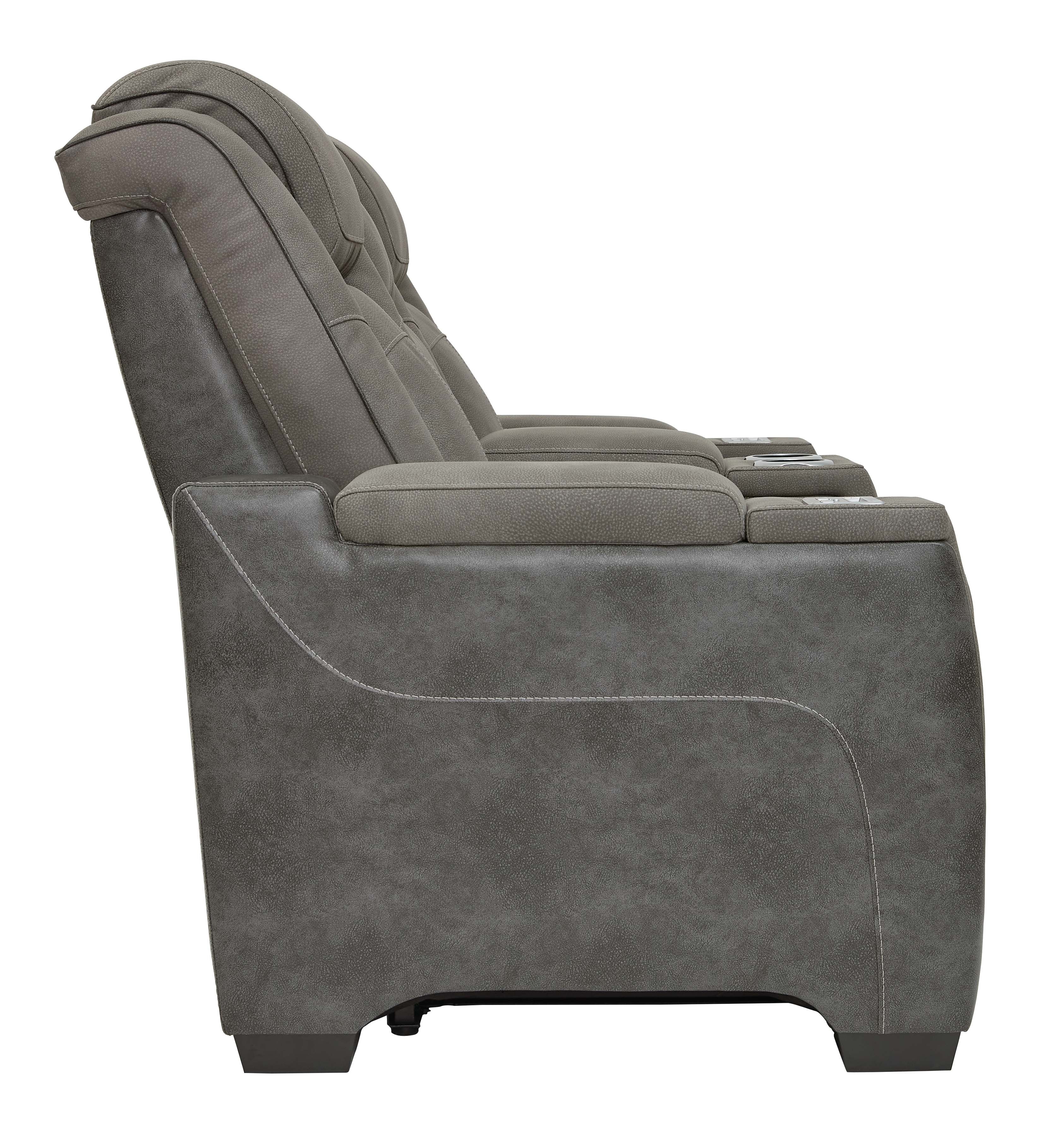 Ashley Next-Gen DuraPella Power Reclining Console Loveseat with ...