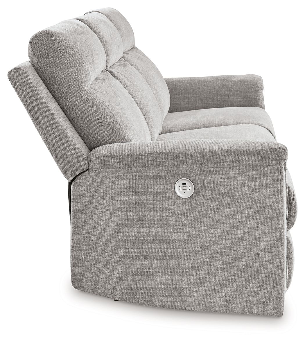 Ashley Barnsana Power Reclining Sofa and Power Reclining Loveseat 33201 ...