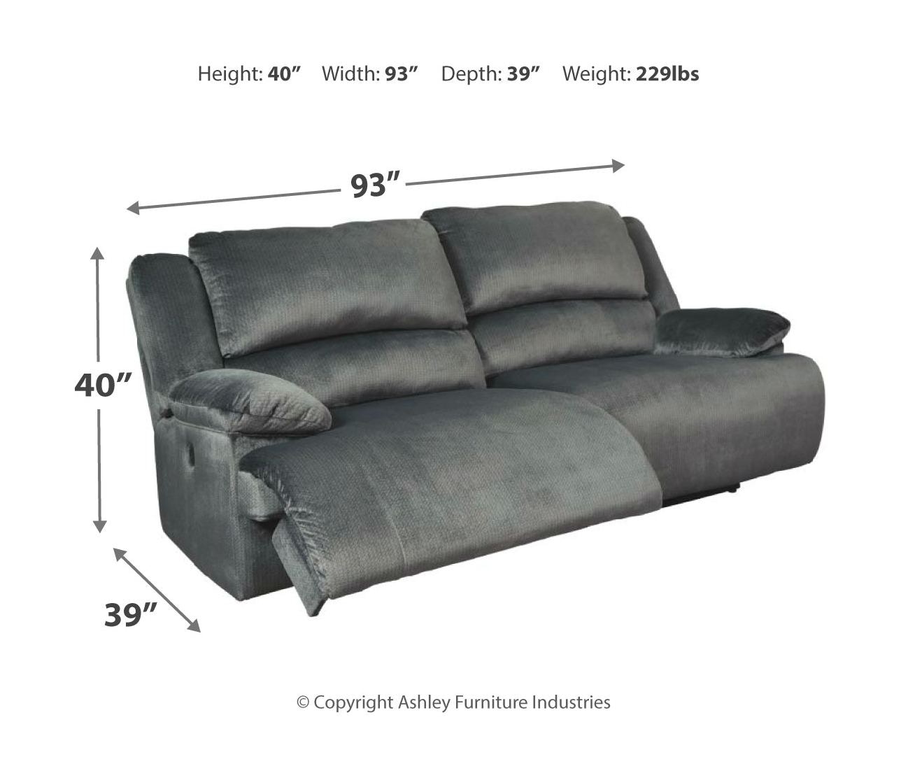 Ashley clonmel 2 seat reclining sofa store