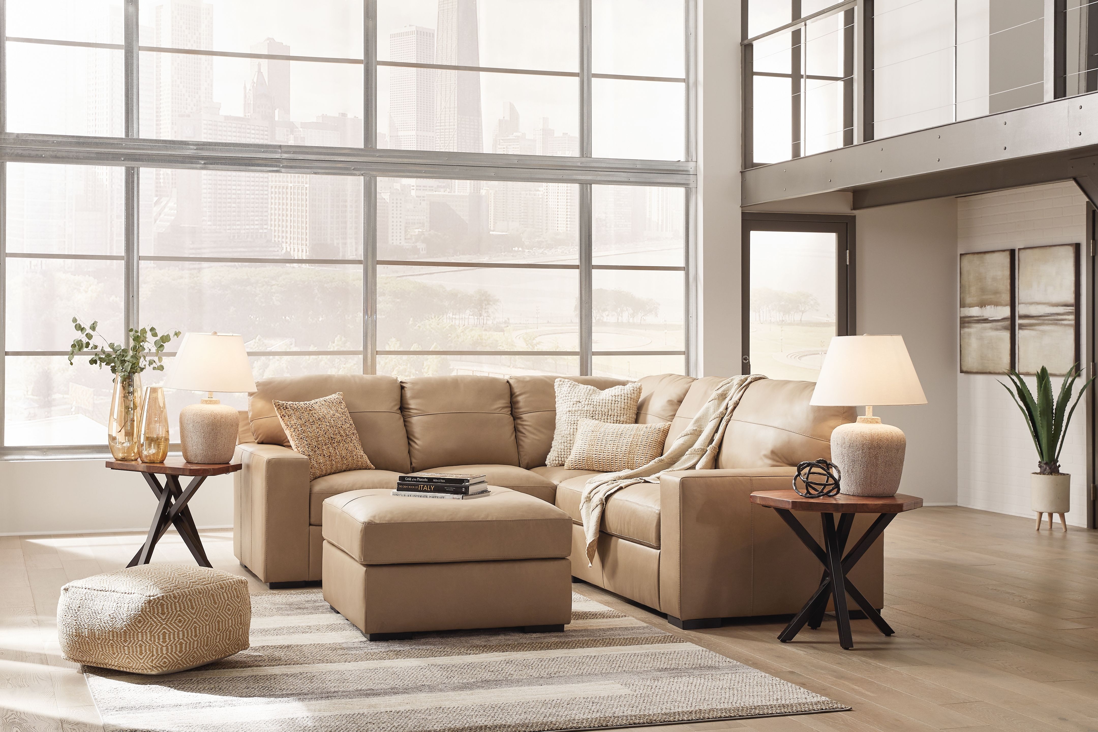 Ashley beige sectional store