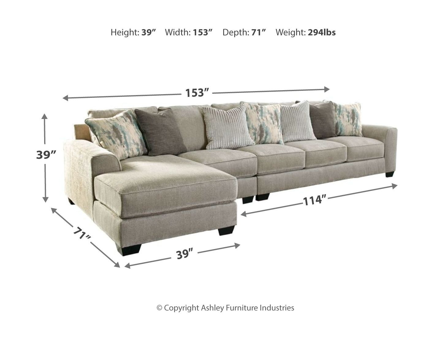 Ashley Ardsley Sectional 39504-16-46-67 - Portland, OR | Key Home ...