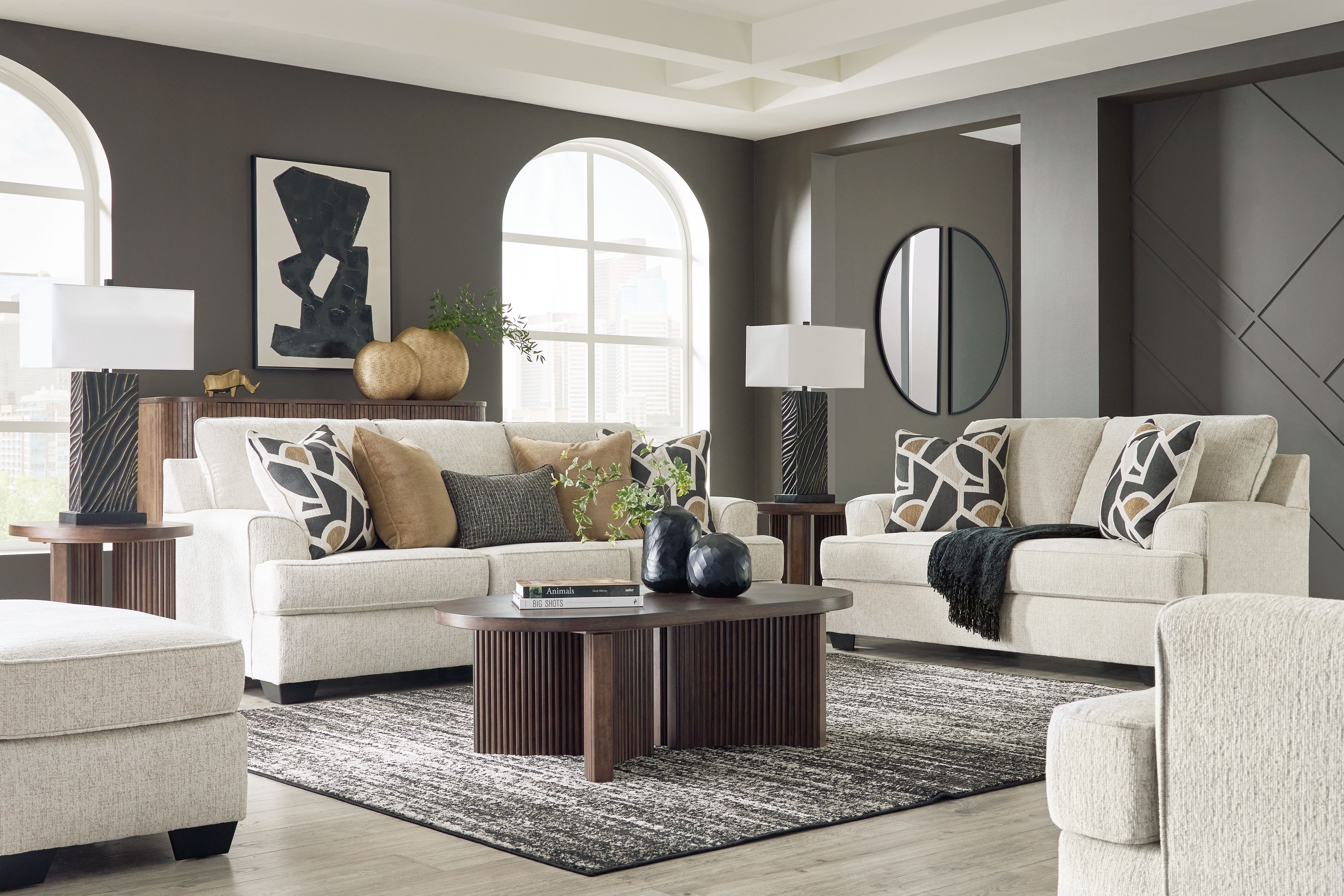 Ashley Heartcort 4 Piece Living Room Set 44604-38-35-23-14 - Portland ...