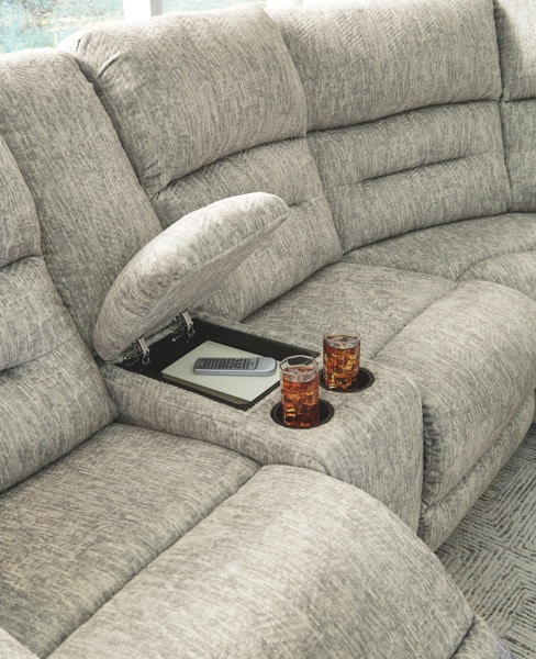 Ashley Family Den Power Reclining Sectional 51802-01-77-75 - Portland ...
