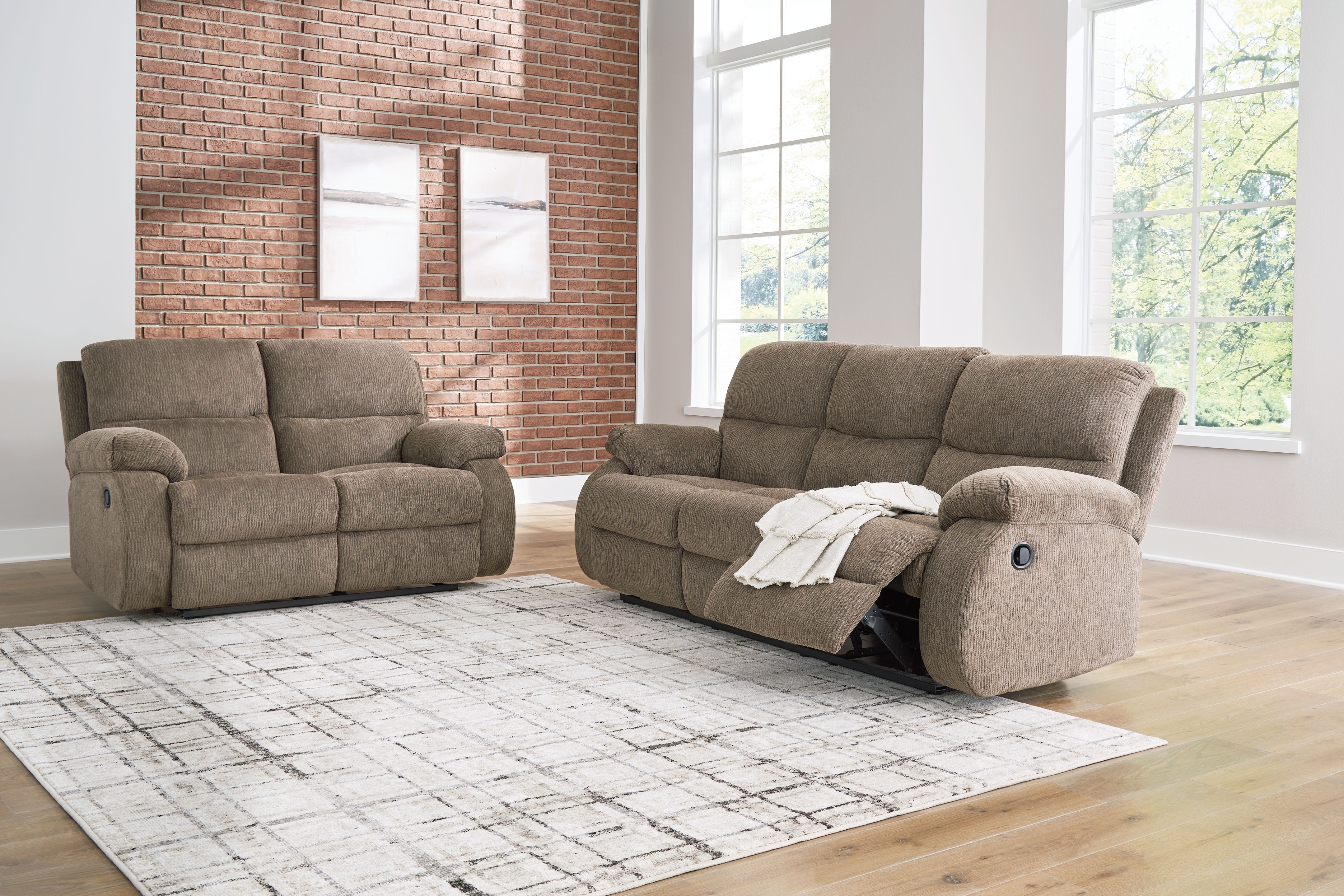 Ashley Scranto 2 Piece Reclining Living Room Set 66504-88-86 - Portland ...