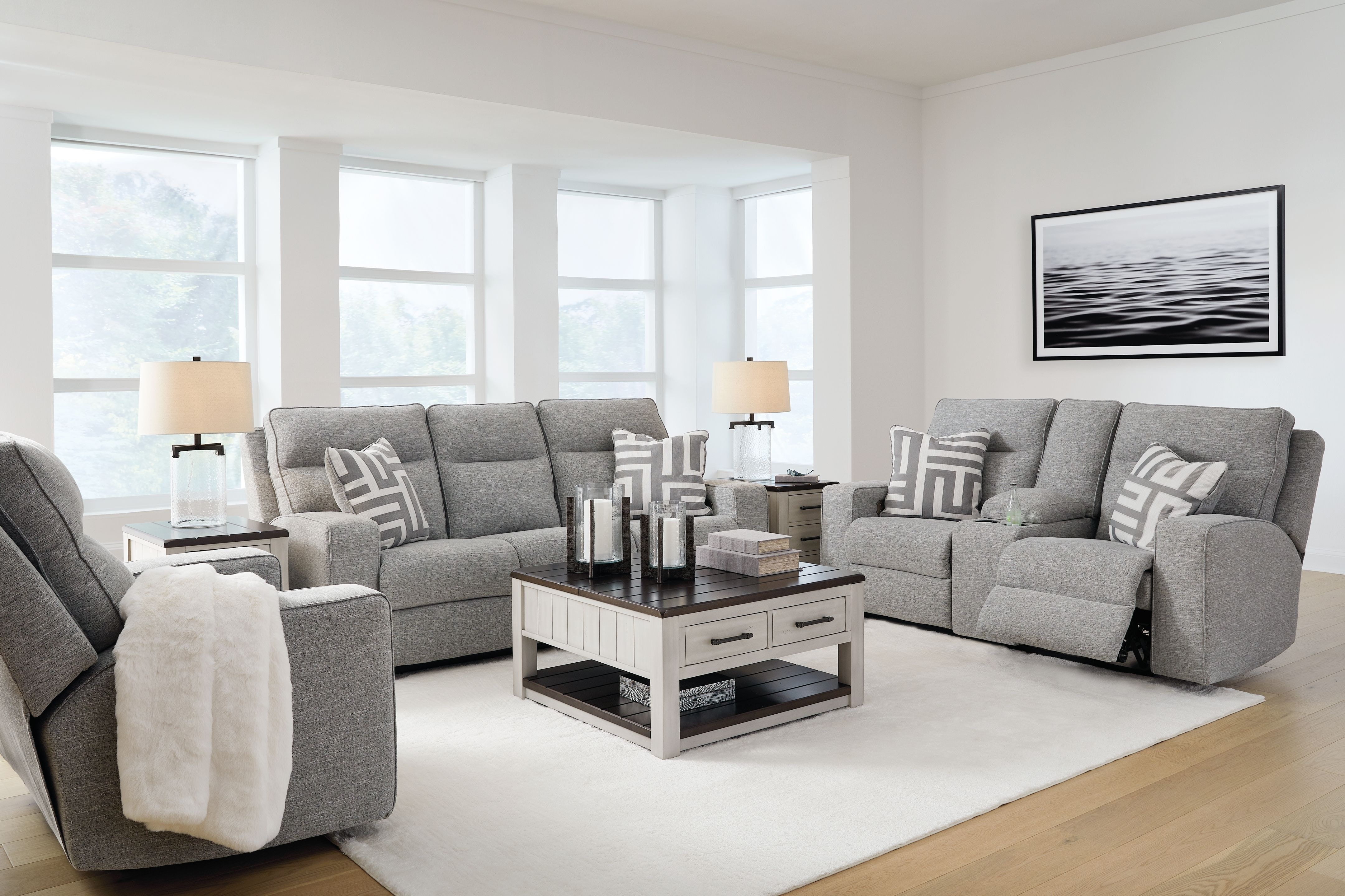 3 Piece Power Reclining Living Room Set