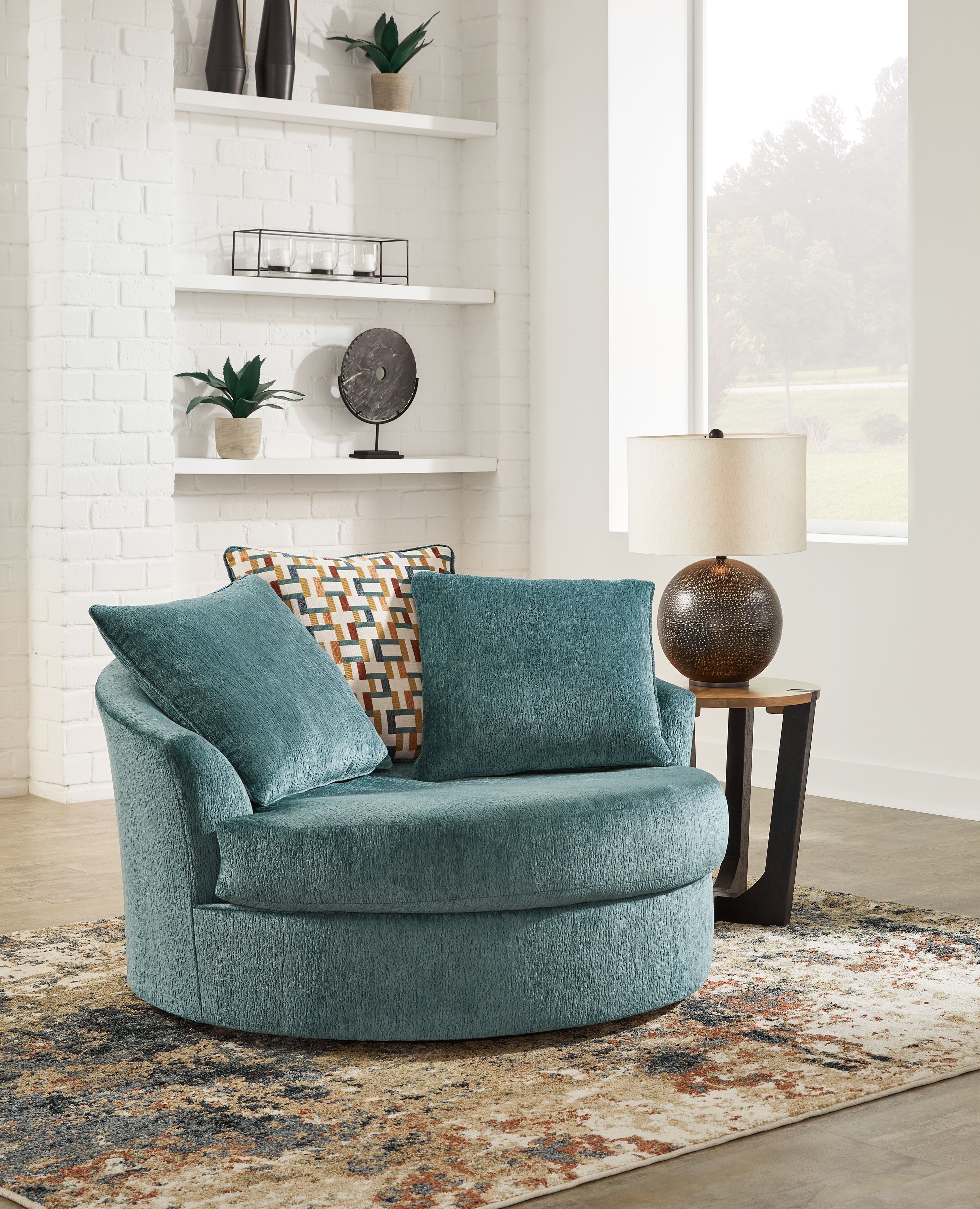 Barrel chair ashley furniture store