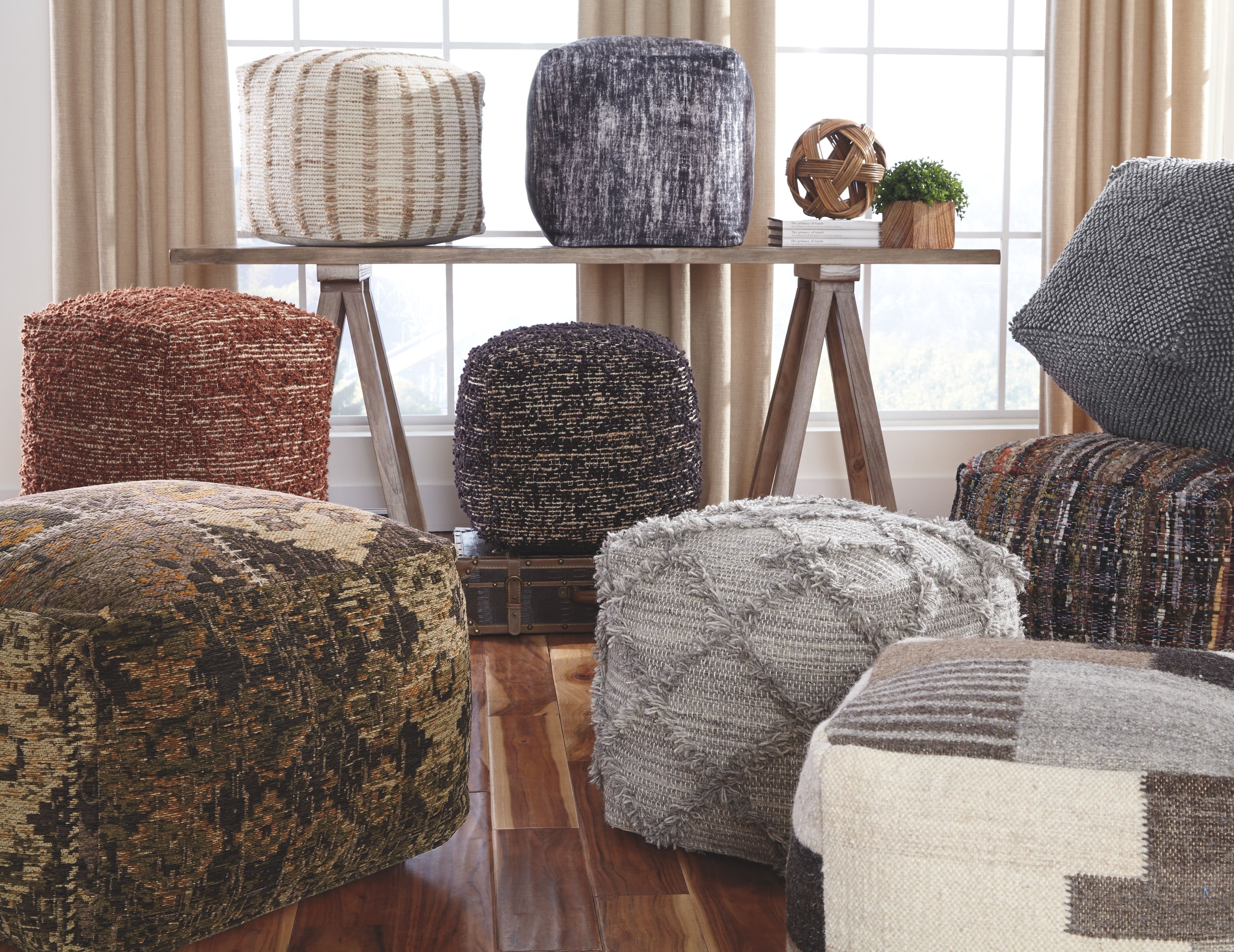 Ashley Adelphie Pouf A1000388 - Portland, OR | Key Home Furnishings