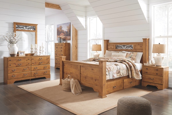 Ashley Bittersweet 8 Piece King Poster Bedroom Set B219-31-36-46-87-84 ...