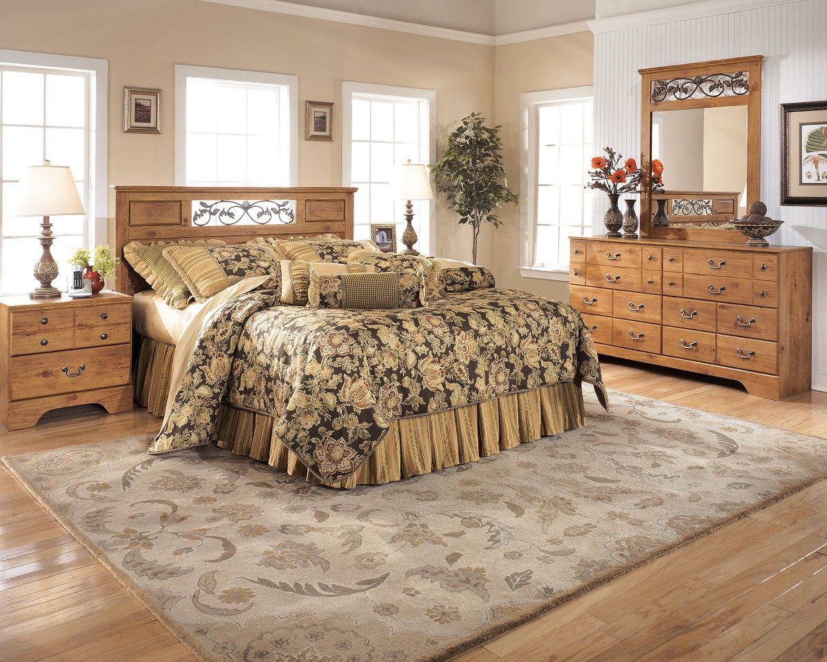 Ashley Bittersweet 4 Piece Queen Panel Bedroom Set B219 31 36 55 B100 31 Portland OR Key Home