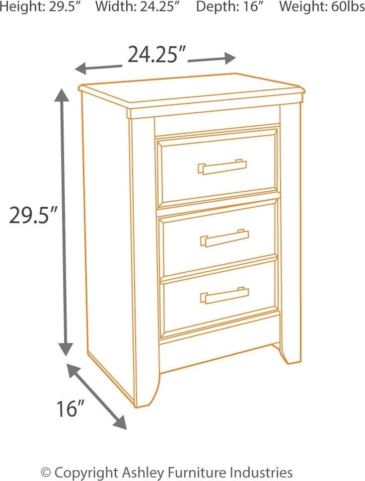 Ashley Juararo 6 Piece Queen Panel Bedroom Set B251-31-36-46-57-92-2 ...