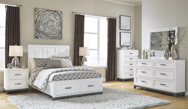 Ashley Brynburg 5 Piece Full Panel Bedroom Set B488-31-36-87-84S-186 ...