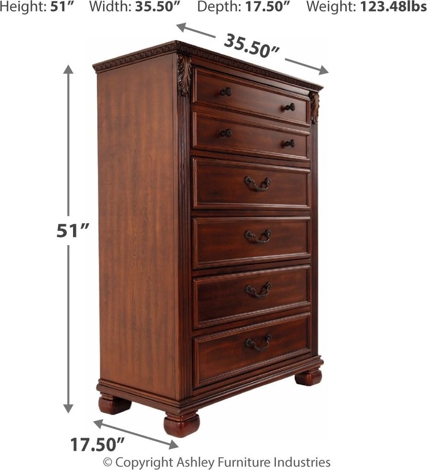 Ashley Leahlyn 6 Piece California King Panel Bedroom Set B526-31-36-46 ...