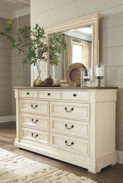 Ashley Bolanburg 6 Piece Queen Panel Bedroom Set B647-131-36-146-57-54 ...