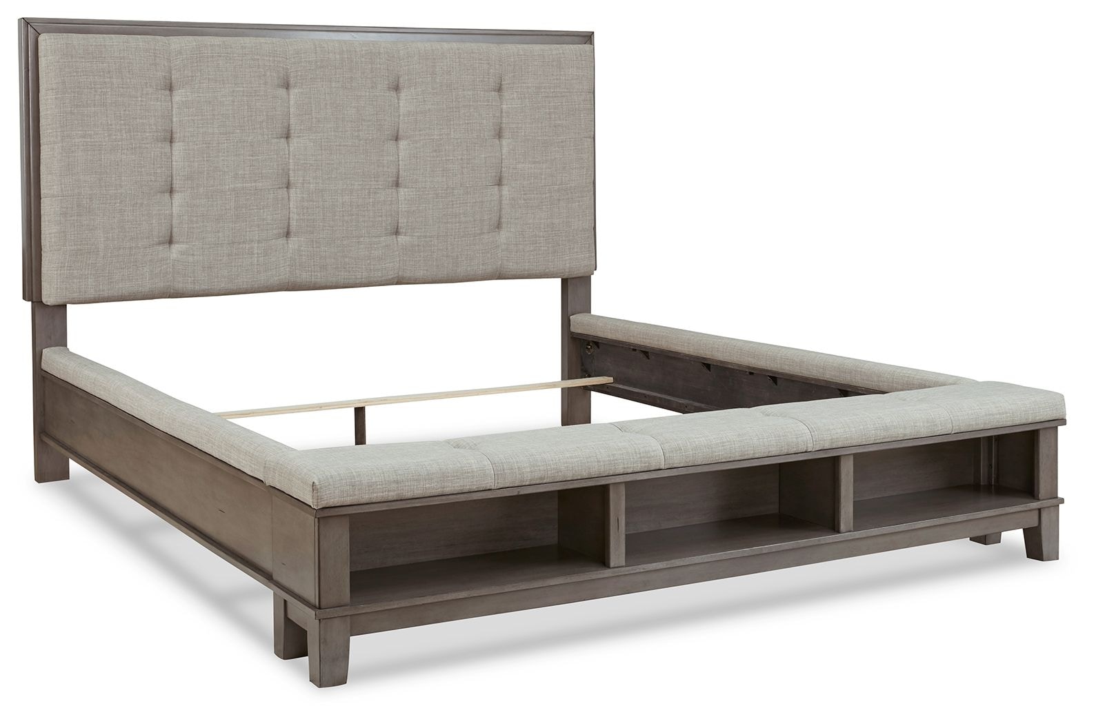 Ashley Hallanden Queen Panel Bed With Storage B649-57-54-96 - Portland ...