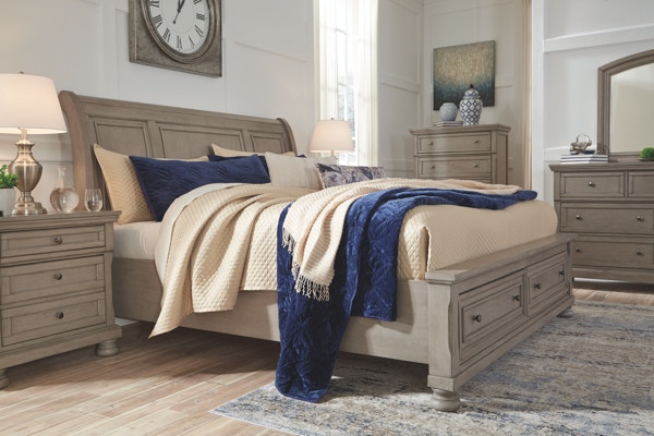 Ashley Lettner 5 Piece California King Sleigh Bedroom Set B733-31-36-78 ...