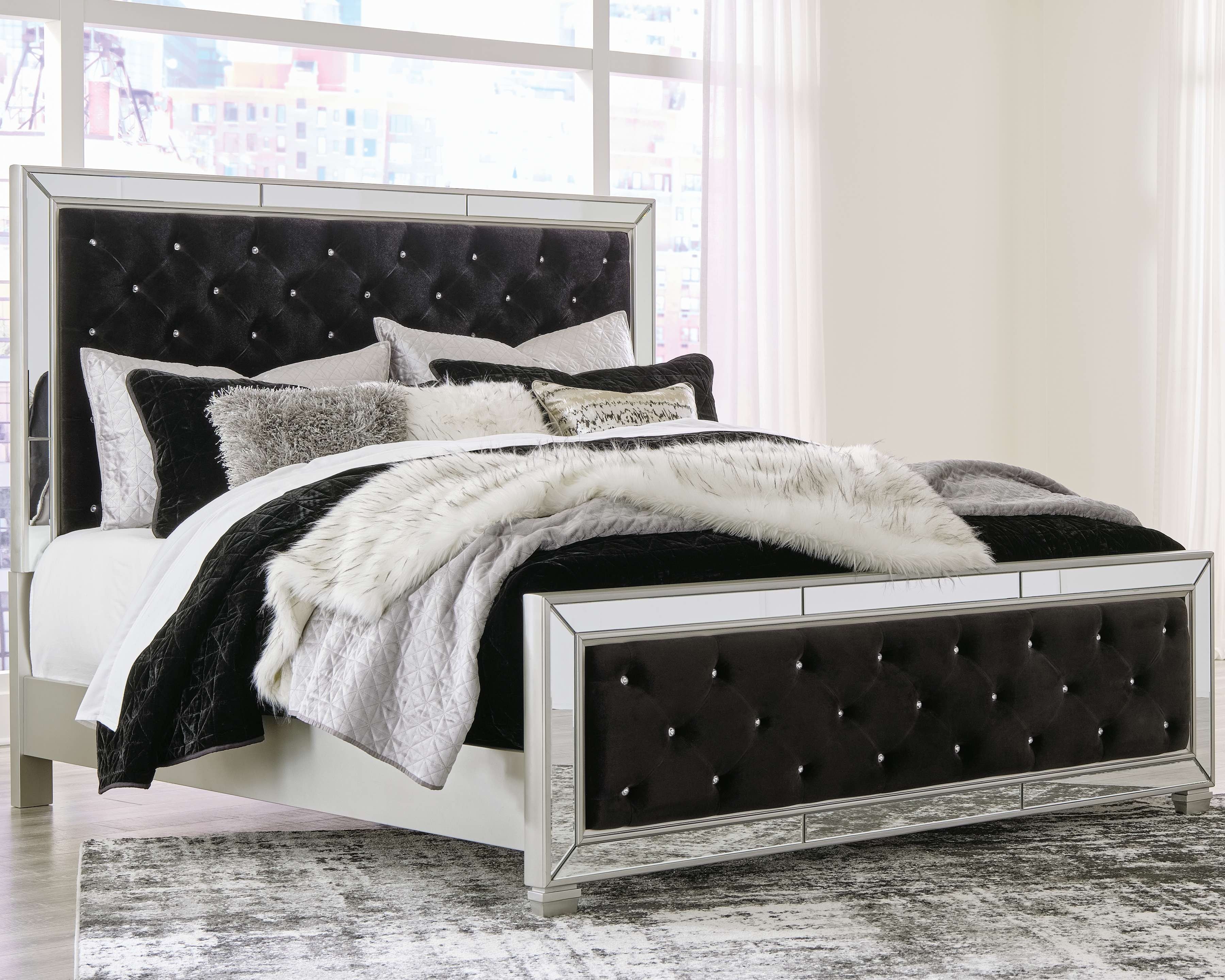 California King Upholstered Bed