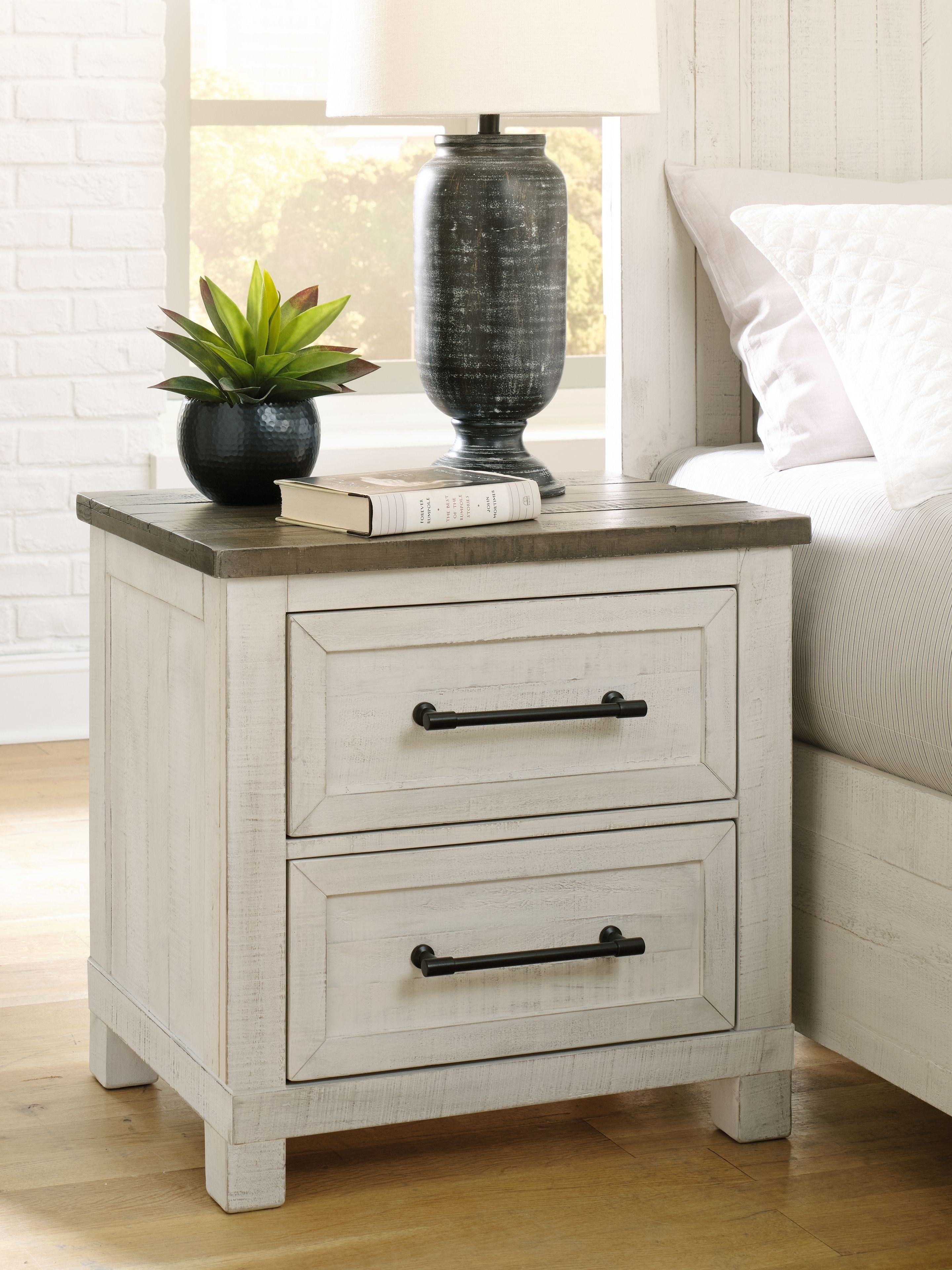 Ashley Brewgan Two Drawer Night Stand B784-92 - Portland, OR | Key Home ...