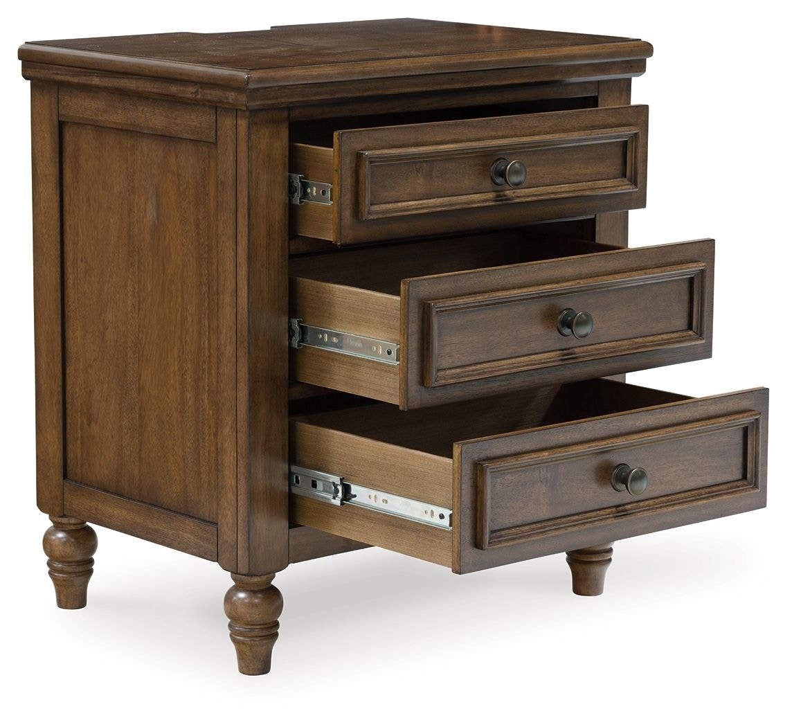 Ashley Sturlayne Three Drawer Night Stand B787 93 Portland OR Key Home Furnishings