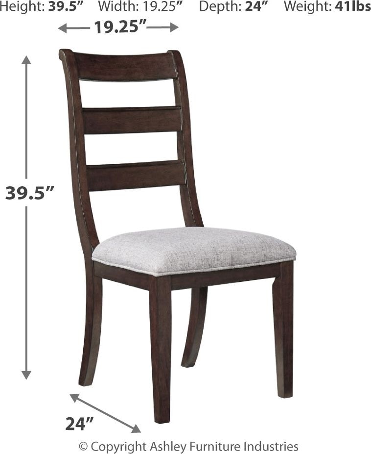 Ashley Adinton 5 Piece Oval Dining Room Extension Table Set D677-35-01 ...