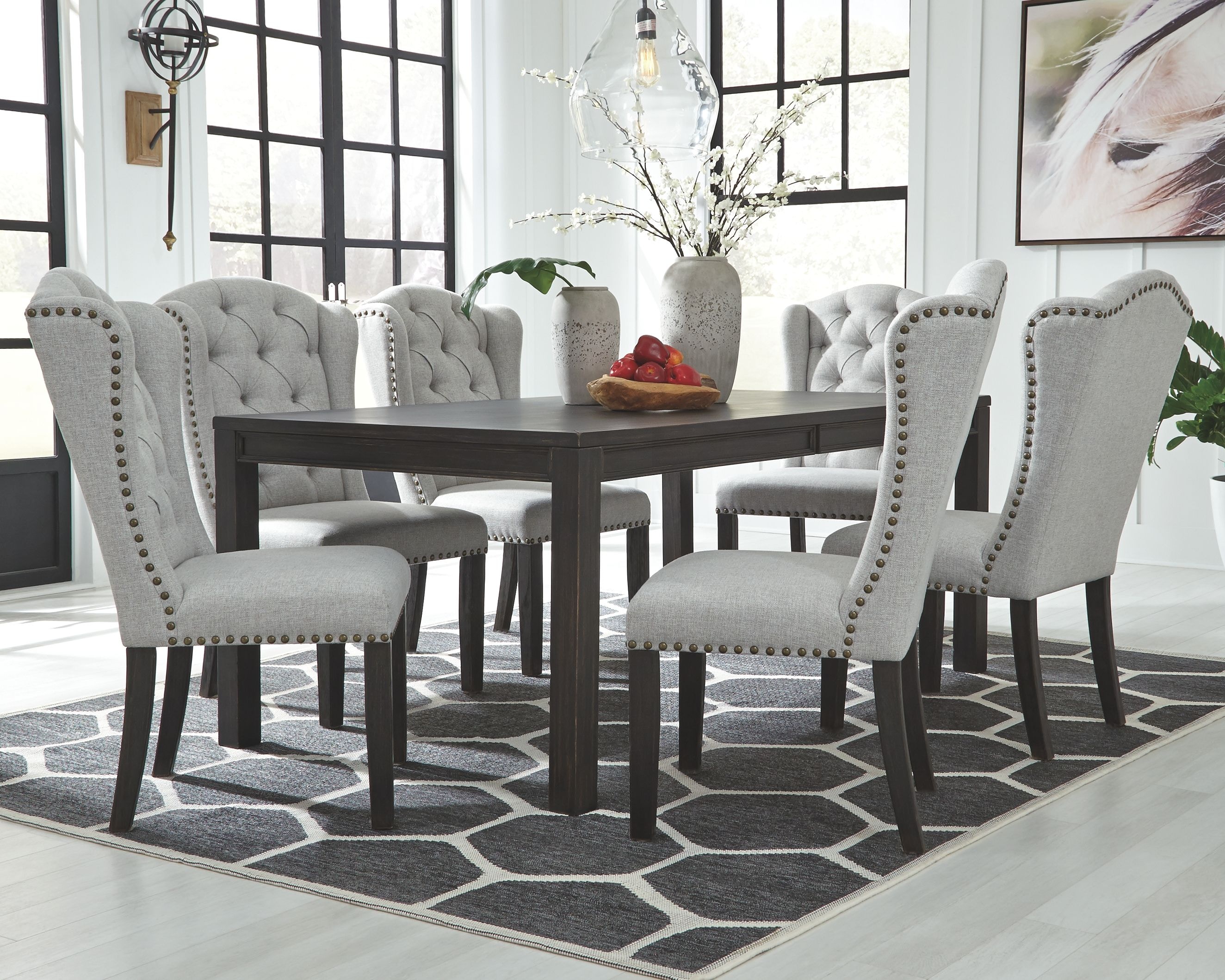 Ashley Jeanette Rectangular Dining Room Table D702-25 - Portland, OR ...