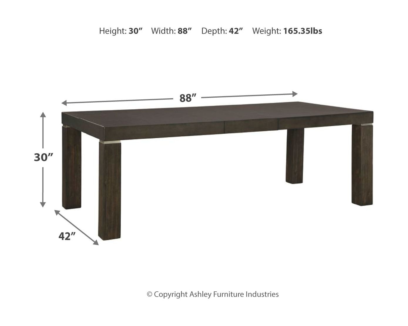 Ashley Hyndell 7 Piece Dining Set D731-35-01-6 - Portland, OR | Key ...