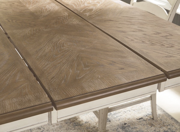 Ashley Realyn 5 Piece Dining Room Counter Extension Dining Set D743-32-124-4 - Portland, OR | Key