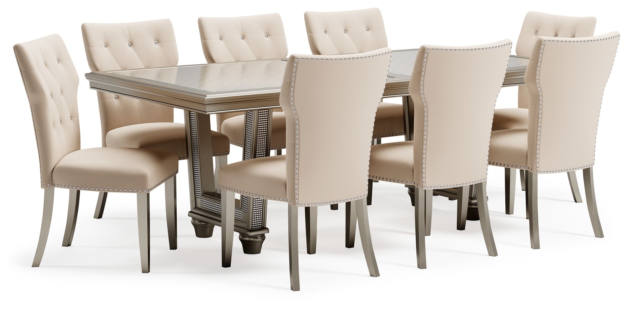 Ashley Chevanna 9 Piece Dining Set D744-25-01-8 - Portland, OR | Key ...