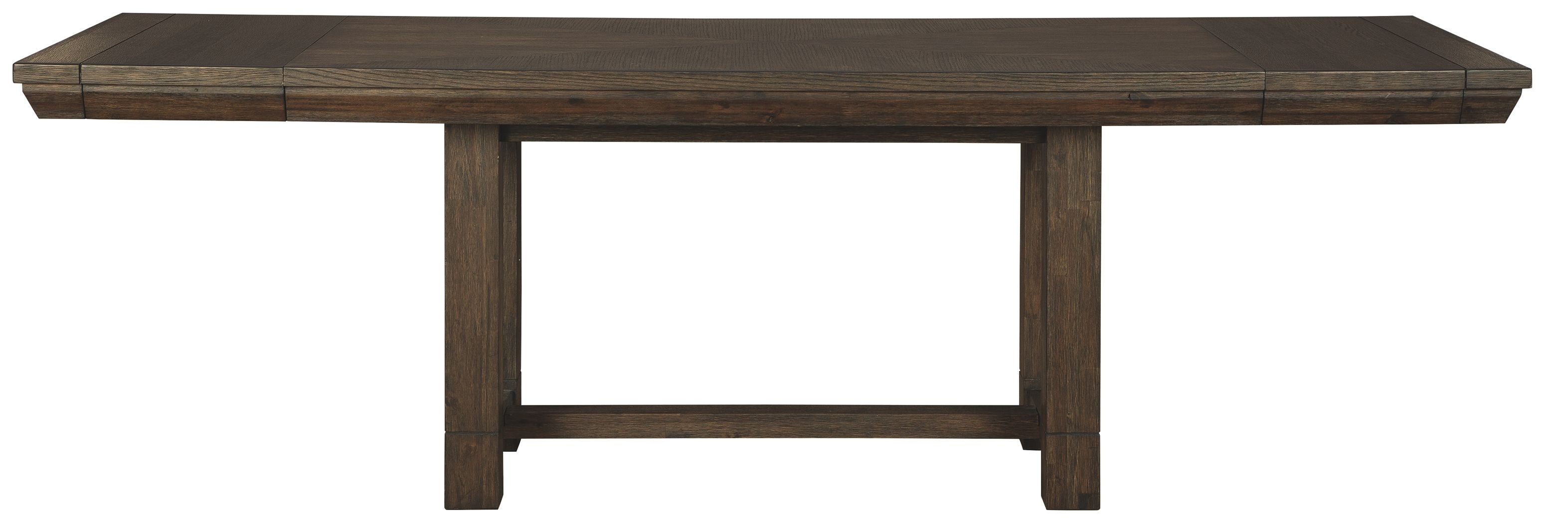 Ashley Dellbeck Rectangular Dining Room Extension Table D748-45 ...