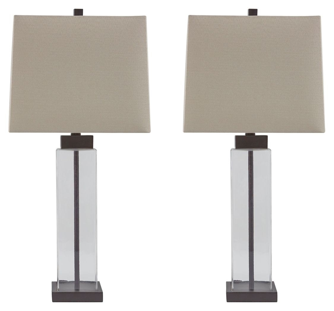 Ashley Alvaro Glass Table Lamp (Set of 2) L431374 - Portland, OR | Key ...