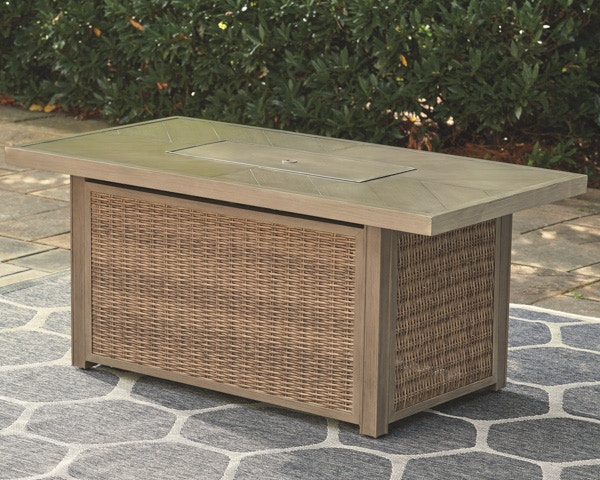 Ashley Beachcroft Rectangular Fire Pit Table P791-773 - Portland, OR | Key Home Furnishings
