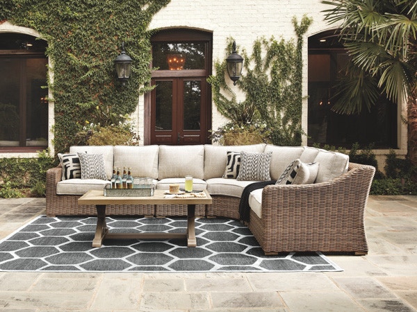 Ashley Beachcroft 5 Piece Set Sectional Lounge Set P791 854 846 851 701 Portland OR Key Home