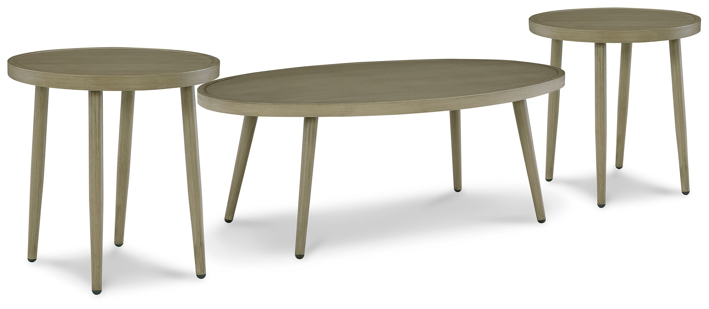 Outdoor Coffee Table With 2 End Tables