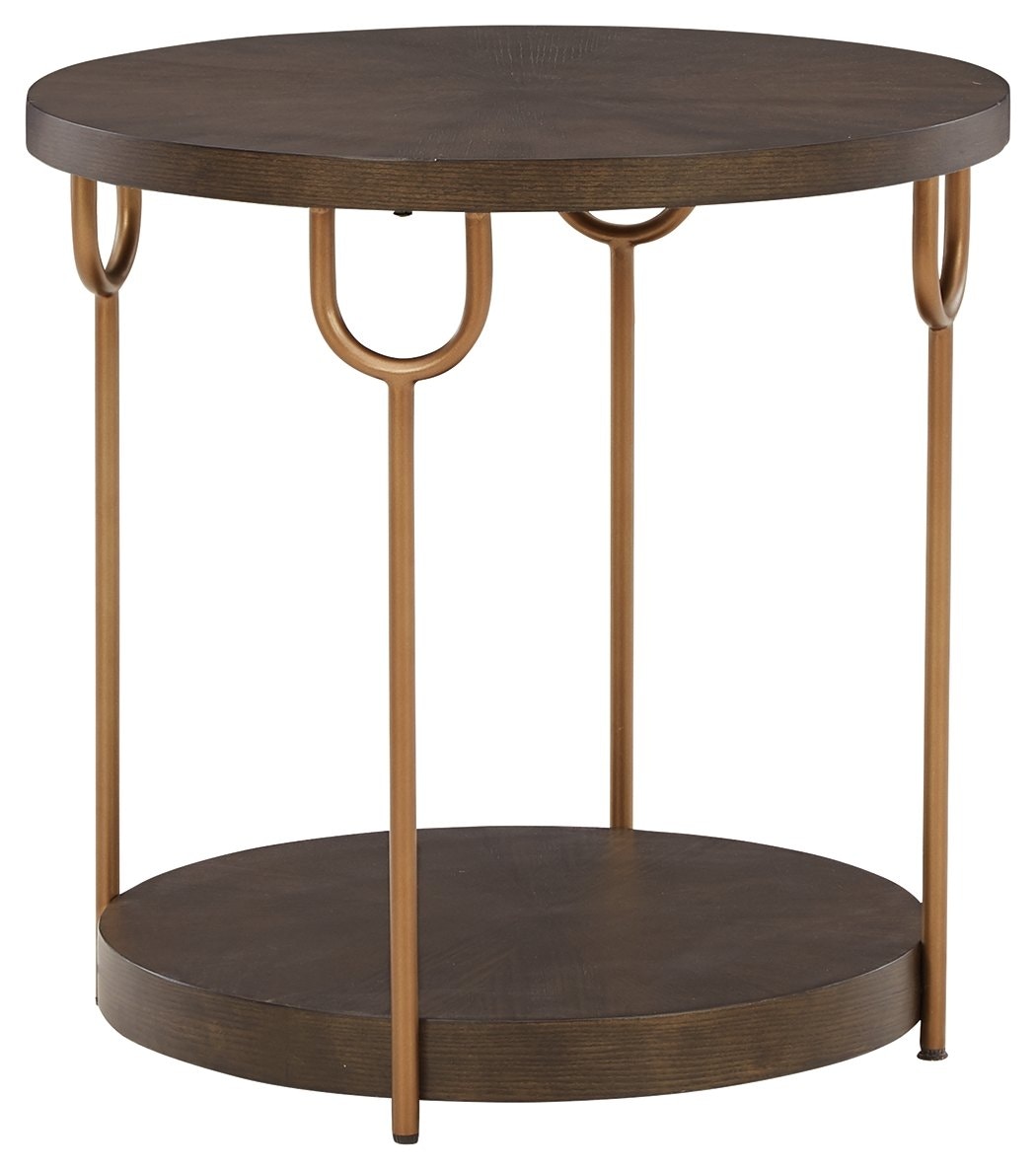 Ashley Brazburn Round End Table T185-6 - Portland, OR | Key Home ...