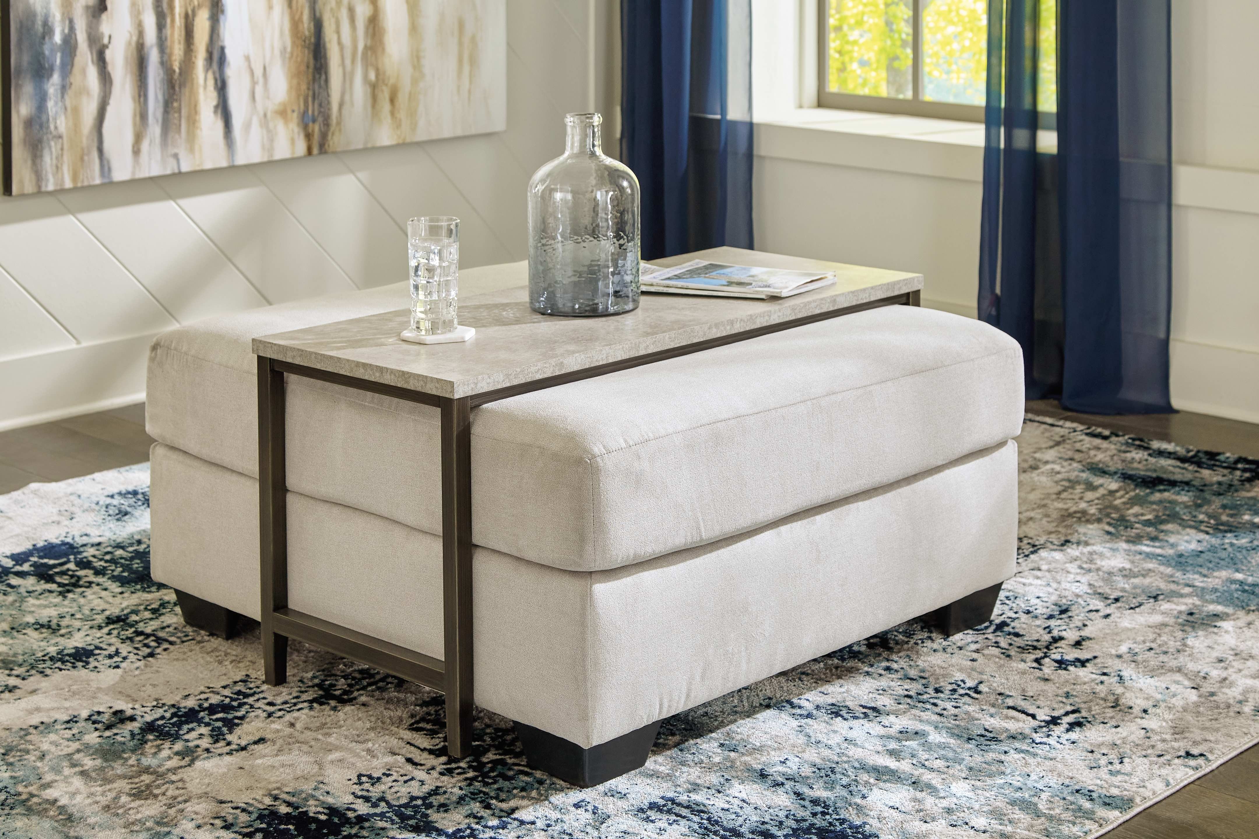 Ashley Shybourne Over Ottoman Table T250-17 - Portland, OR | Key Home ...