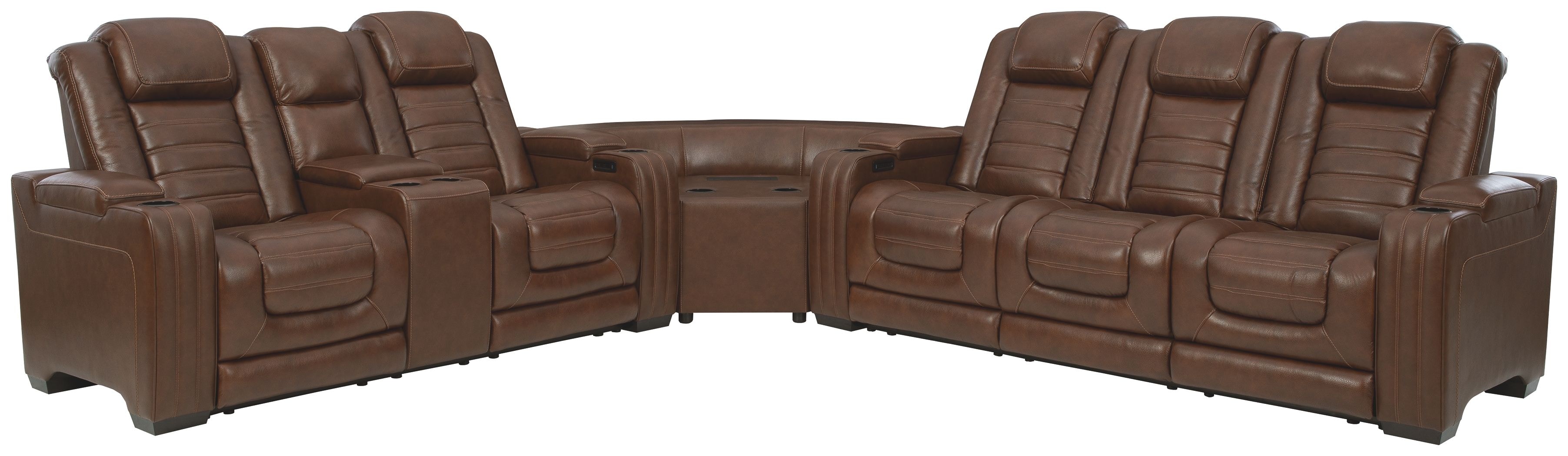 Ashley Backtrack Power Reclining Sectional U28004-15-77-18-13 ...