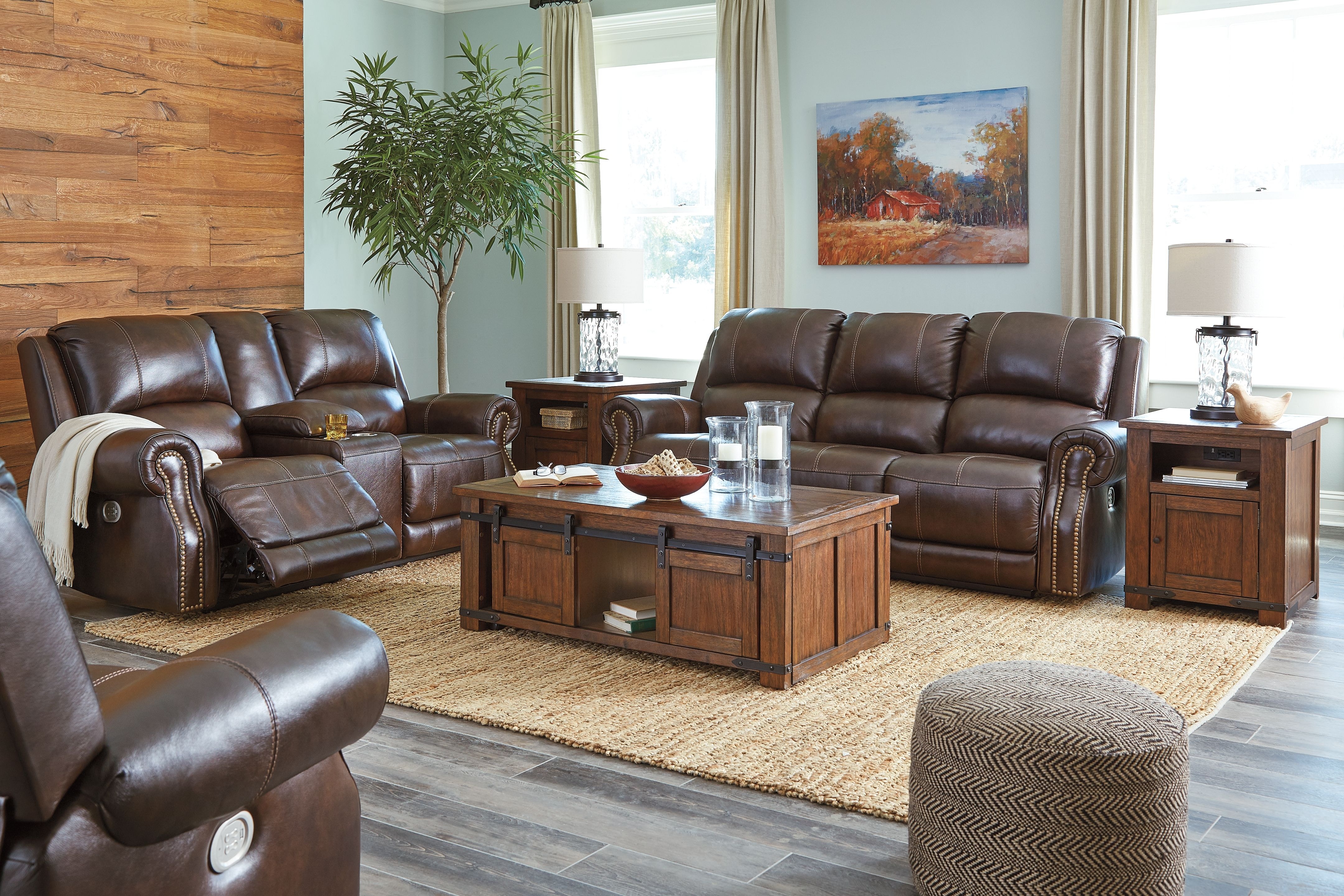 Ashley Zambee 3 Piece Power Living Room Set U84604-15-18-13 - Portland ...
