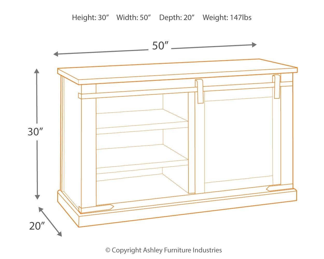 Ashley Budmore Medium TV Stand W562-28 - Portland, OR | Key Home ...
