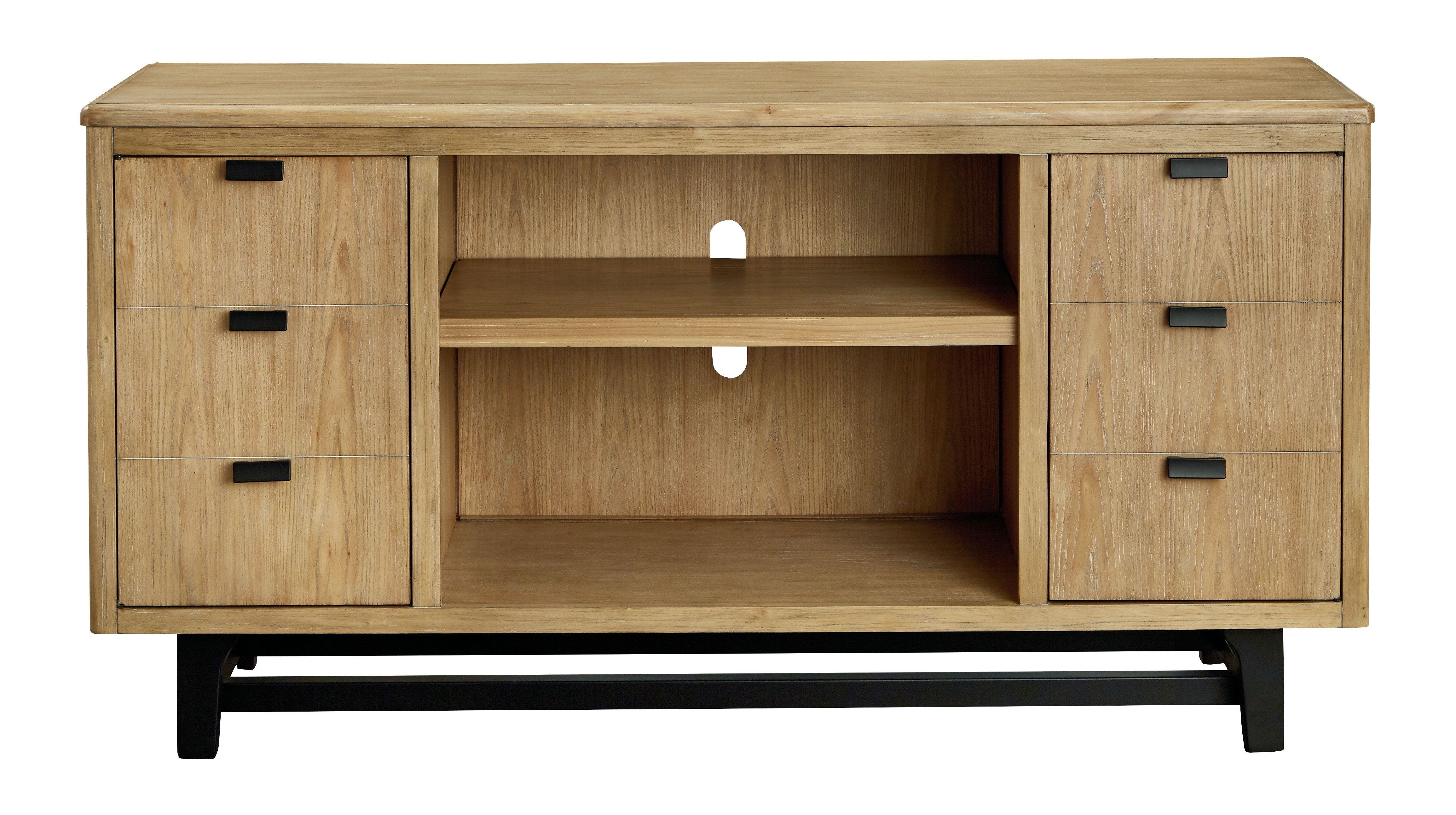 Ashley Freslowe LG TV Stand W/Fireplace Option W761-68 - Portland, OR ...