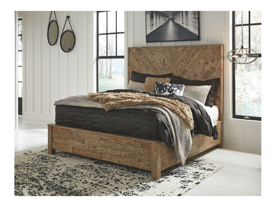 Ashley Grindleburg King Panel Bed B754-58-56 - Portland, OR | Key Home ...