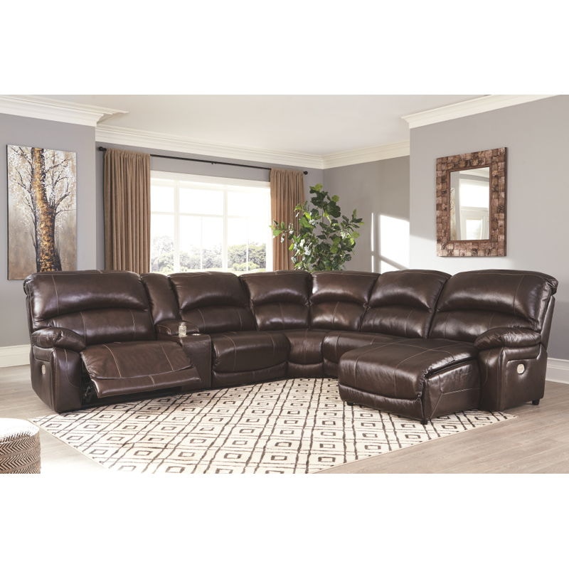 Ashley Hallstrung Power Reclining Sectional U52402-58-57-19-77-46-97 ...