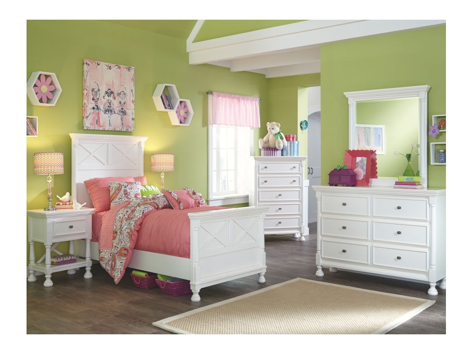 Ashley Kaslyn Twin Panel Bed Set B502-21-26-45-53-52-83 - Portland, OR ...