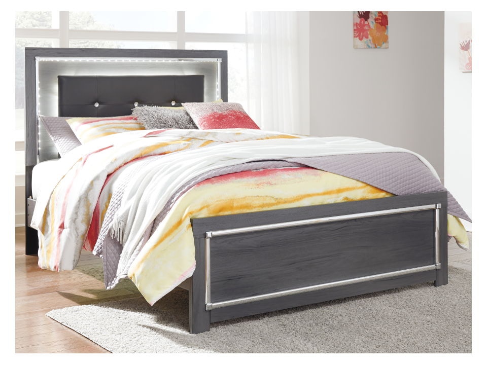 Ashley Lodanna 7 Piece Queen Panel Bed Set B214-31-36-57-54-96-92-2 ...