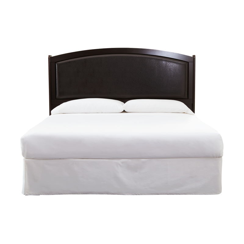 Ashley Minota King Uph Sleigh Headboard with Bolt on Bed Frame B385-78 ...