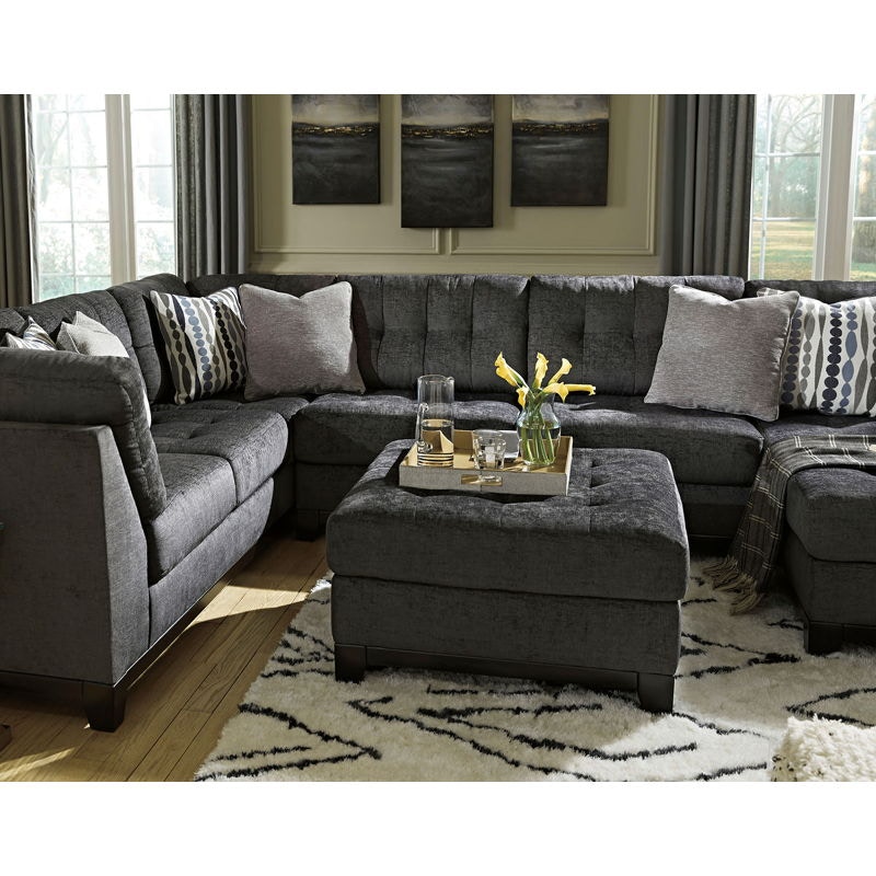 Ashley Reidshire Oversized Accent Ottoman 6760208 Portland OR Key Home Furnishings