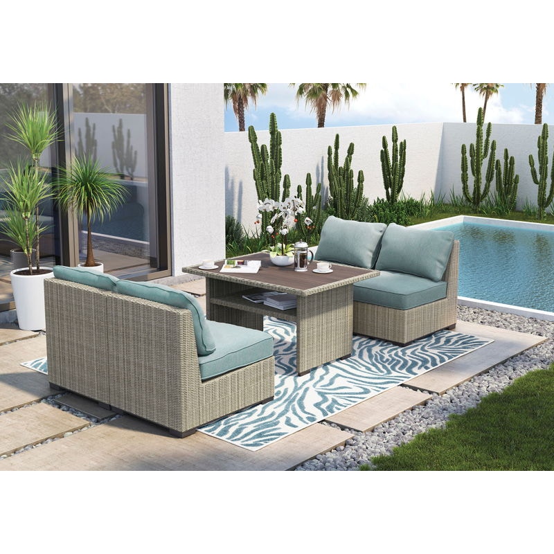 Ashley Table with Armless Chairs Portland OR Key Home Furnishings