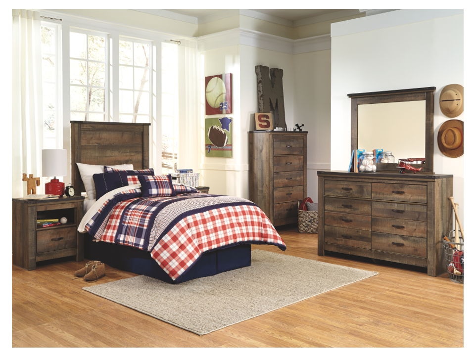 Ashley trinell twin trundle bed store