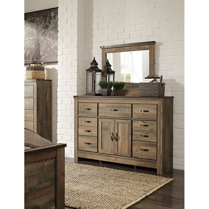 Ashley Trinell 8 Piece Queen Storage Bed Set B446-32-26-67-64S-150-61 ...