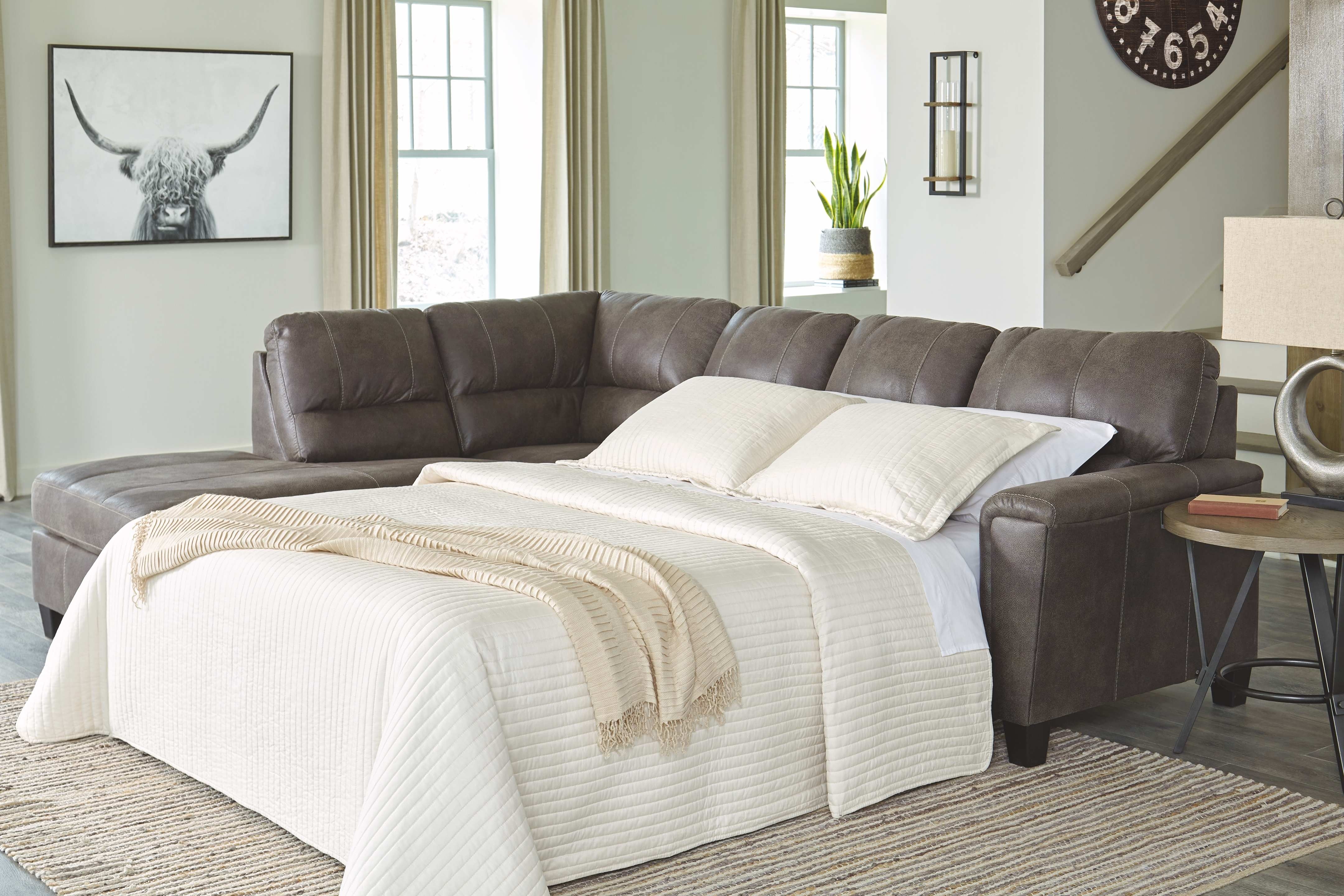 Ashley Navi Sleeper Sectional 94002-16-70 - Portland, OR | Key Home ...